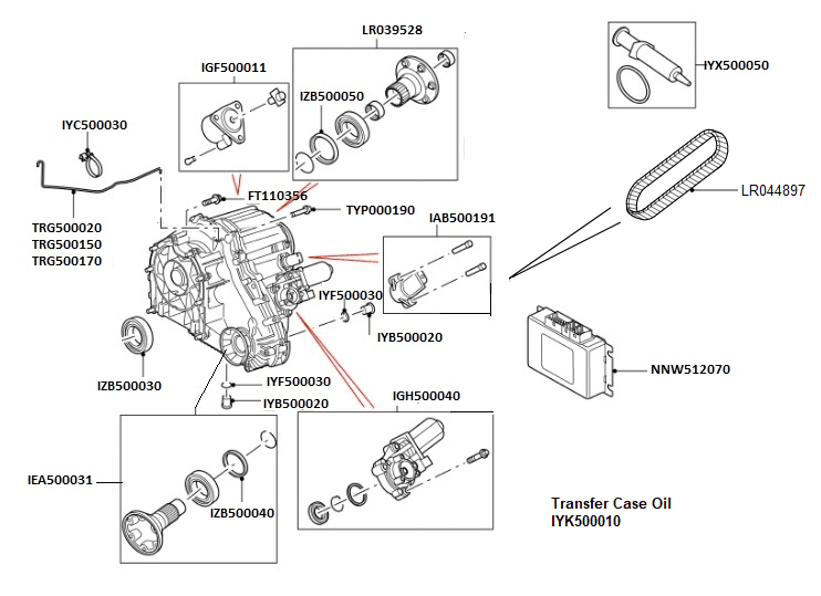 Transfer Box Magna Steyr DD295