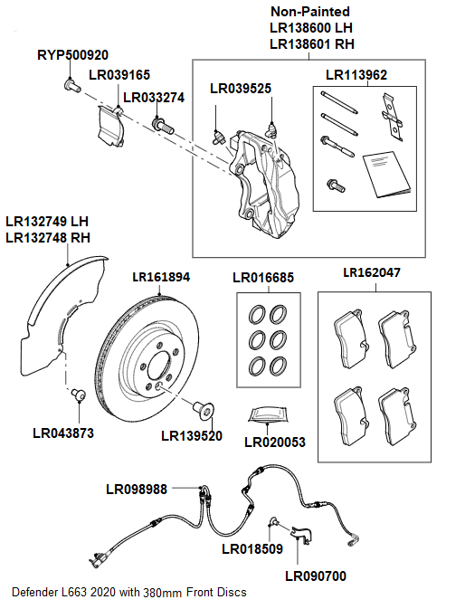 Front Brakes 380mm Disc Option