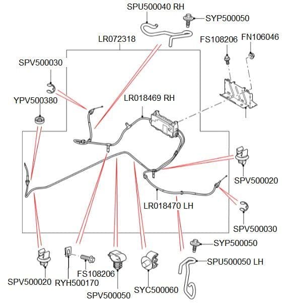 Parking Brake Module and Cables