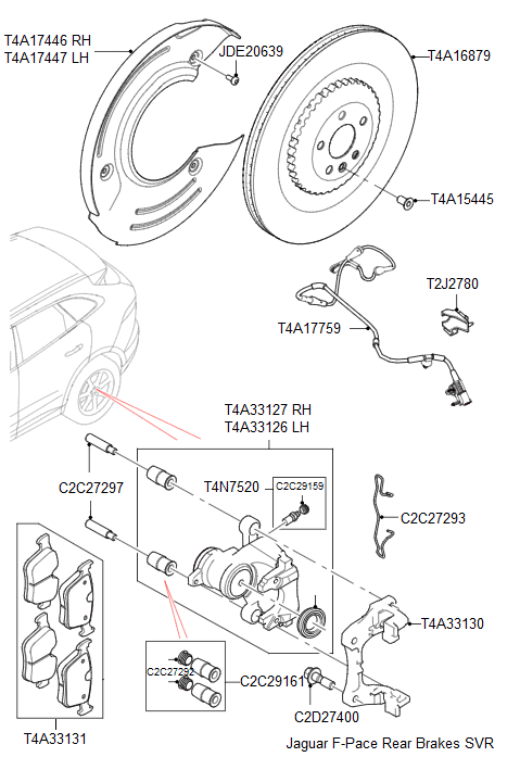Rear Brakes SVR Models