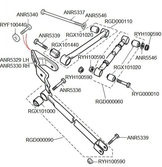 Rear Lower Suspension Arms