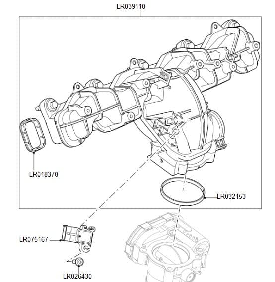 Inlet Manifold 22 Duratorq