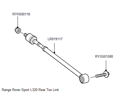 Rear Suspension Toe Link