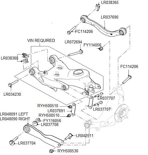 Rear Suspension Arms
