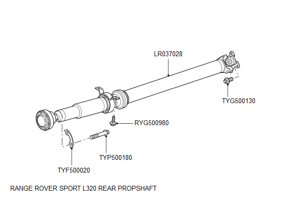 Rear Propshaft