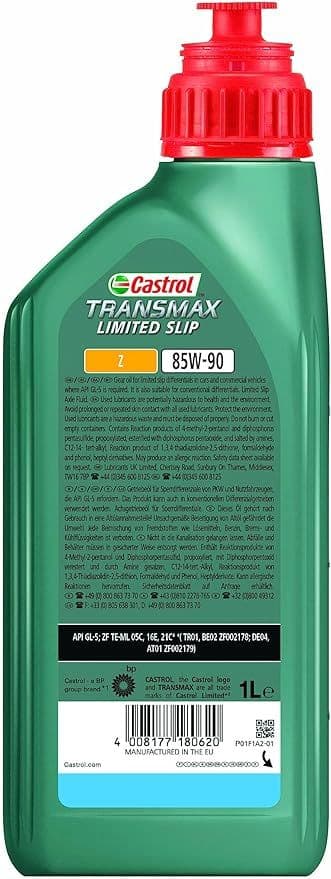 TYK500010 Castrol Transmax Axle LL 75W-90 1 Litre 15F087