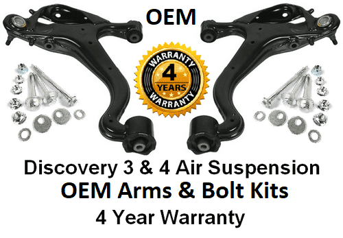 KIT680HD Meyle HD Front Lower Arms & OEM Bolt Kits Discovery 3 & 4 4 ...