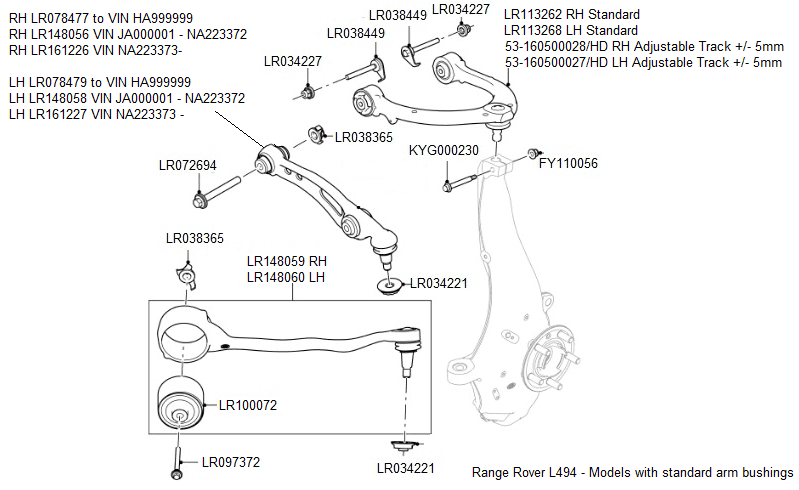 Front Suspension Arms